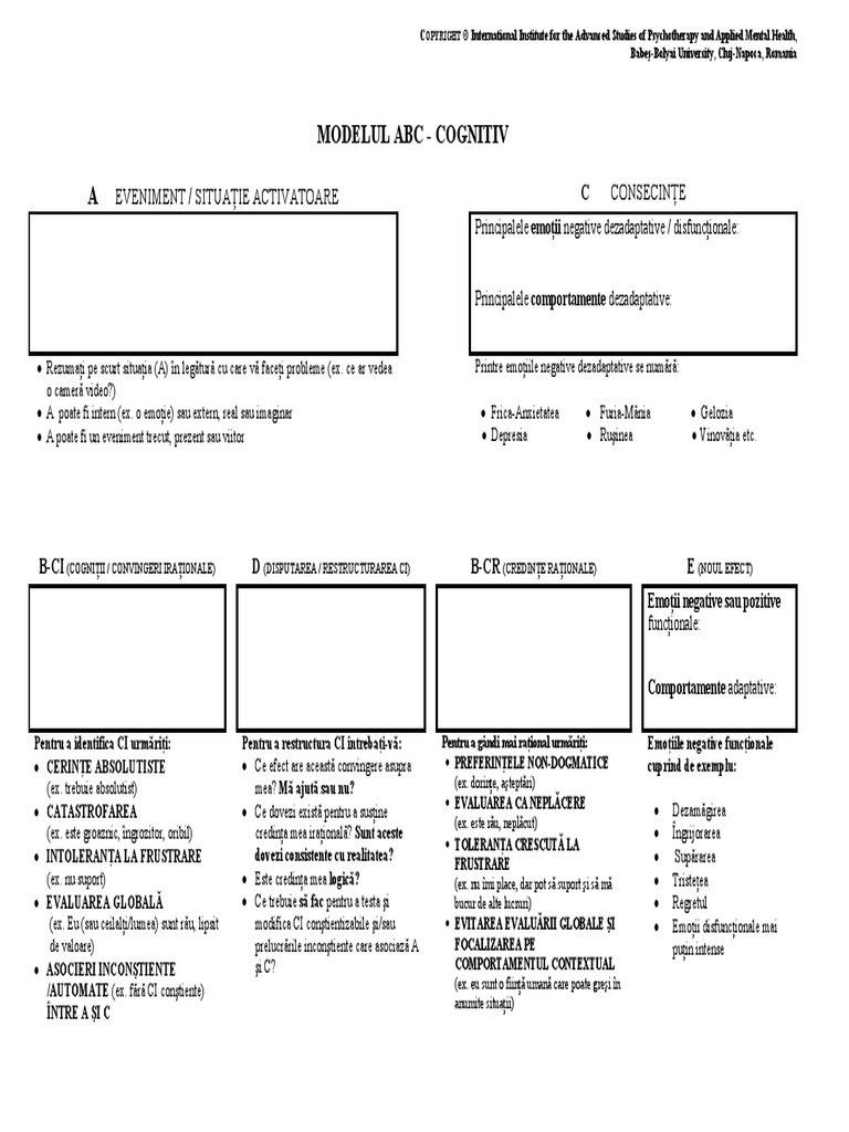 ABC Cognitiv PDF | PDF