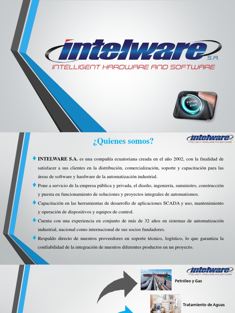 Presentacion Intelware S.A. | PDF | Scada | Automatización