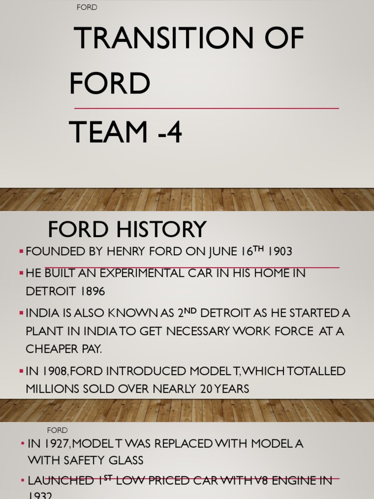 Ford Motor Company | PDF | Ford Motor Company | Hybrid Electric Vehicle