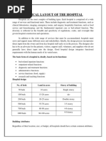 50 Bedded Hospital Design - Areas | PDF | Hospital | Patient