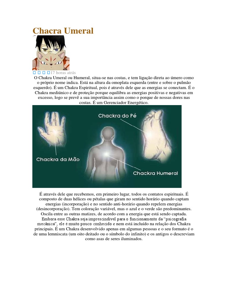 Chakra Umeral: Funções e Importância | PDF | Chacra | Natureza