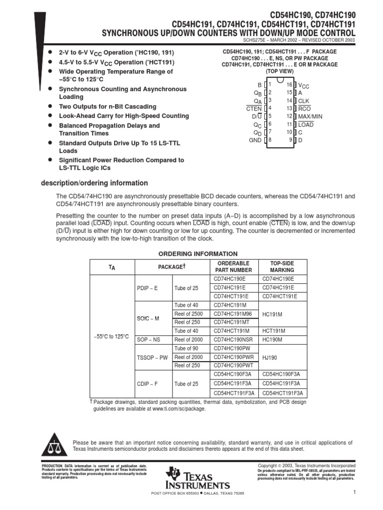 D D D D D D D D D: Description/ordering Information | PDF | Electrical ...