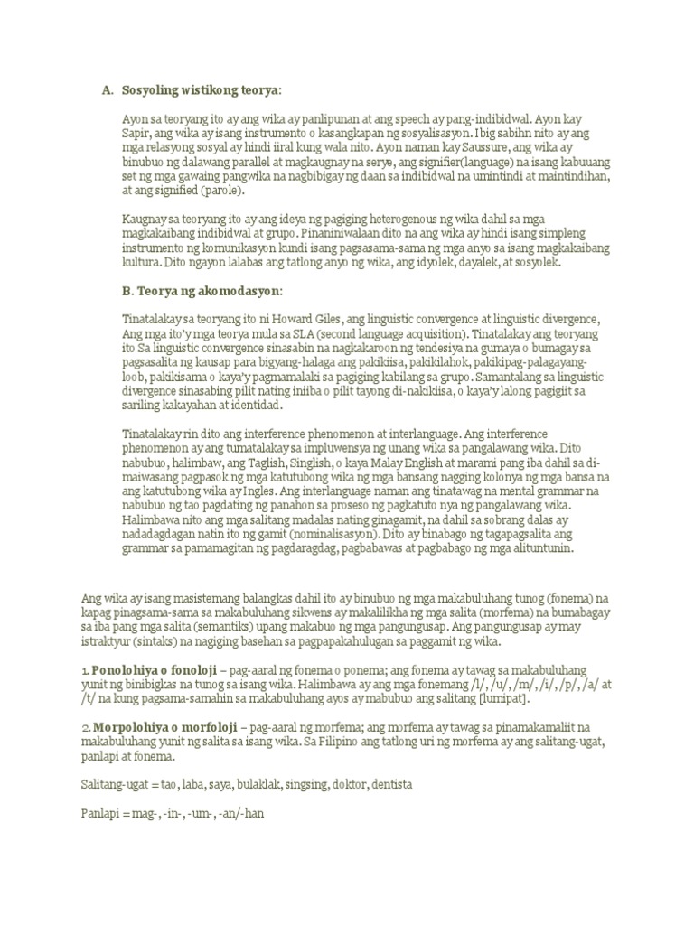 Teorya | PDF