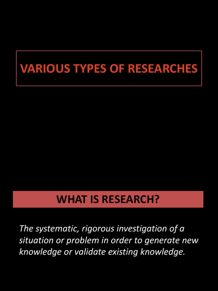 3 Types of Research 16 | PDF | Quantitative Research | Experiment