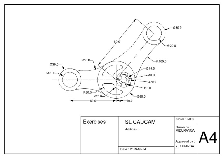 SL Cadcam Exercises | PDF