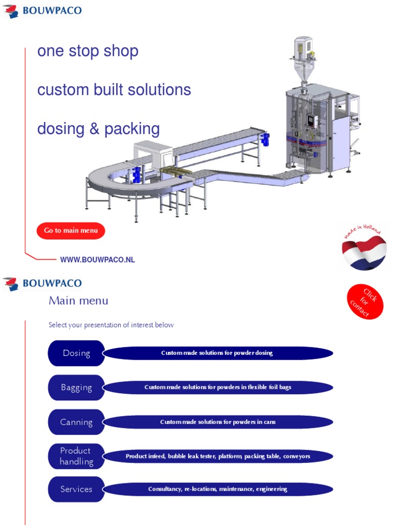 Bouwpaco Powder Dosing & Packing | PDF | Business Process ...
