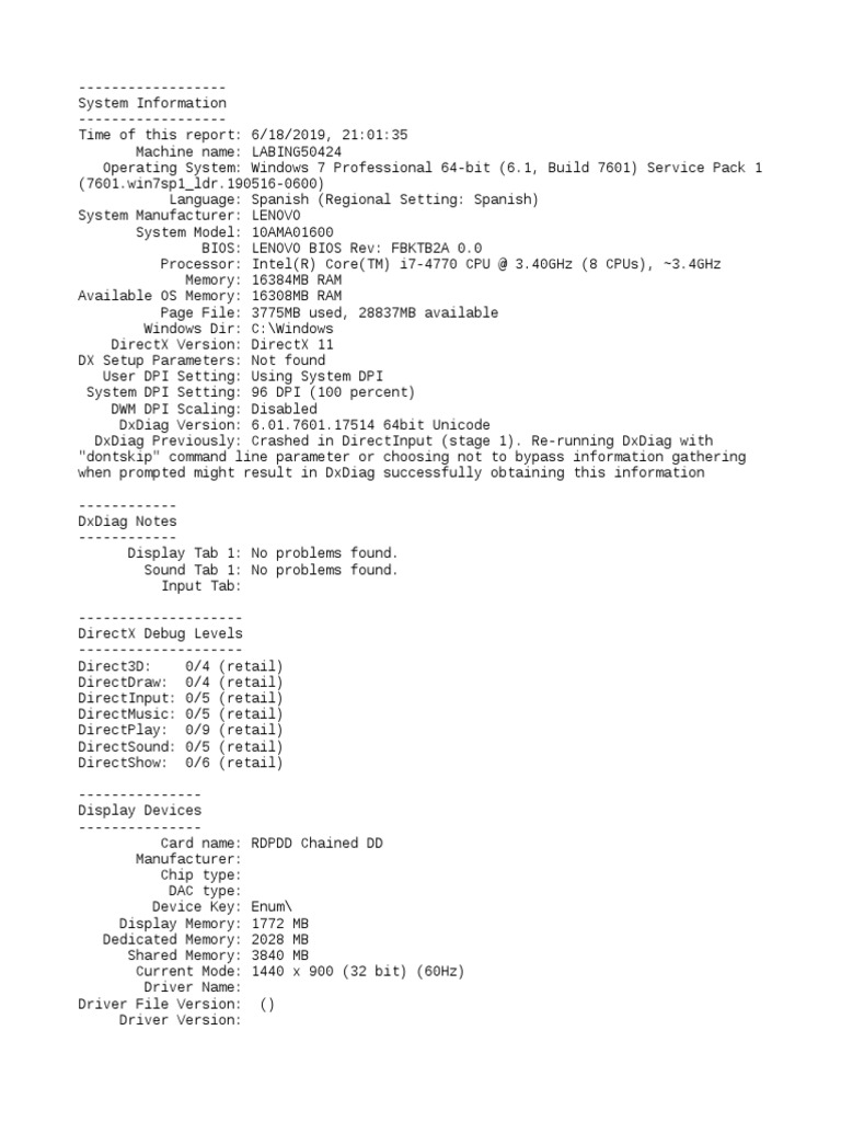 SYSTEM INFO | PDF | Device Driver | Codec
