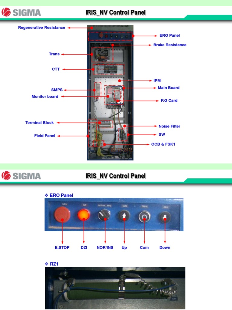 Cuadro de Comando Sigma Iris NV | PDF | Switch | Alternating Current