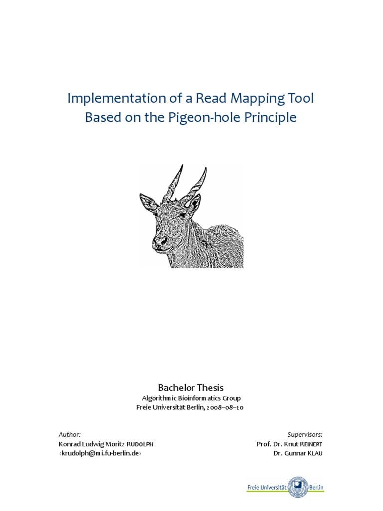 Implementation of A Read Mapping Tool Based On The Pigeon-Hole Principle | PDF | Dna Sequencing ...