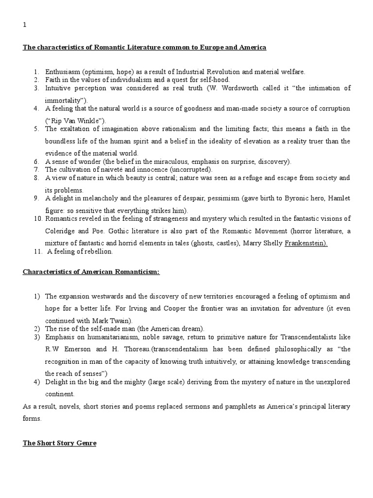 l2 American Romanticism and Transcendentalism | PDF | Transcendentalism ...