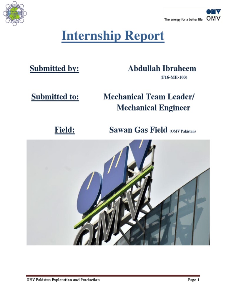 Sawan Gas Field Internship Report | PDF | Pump | Valve
