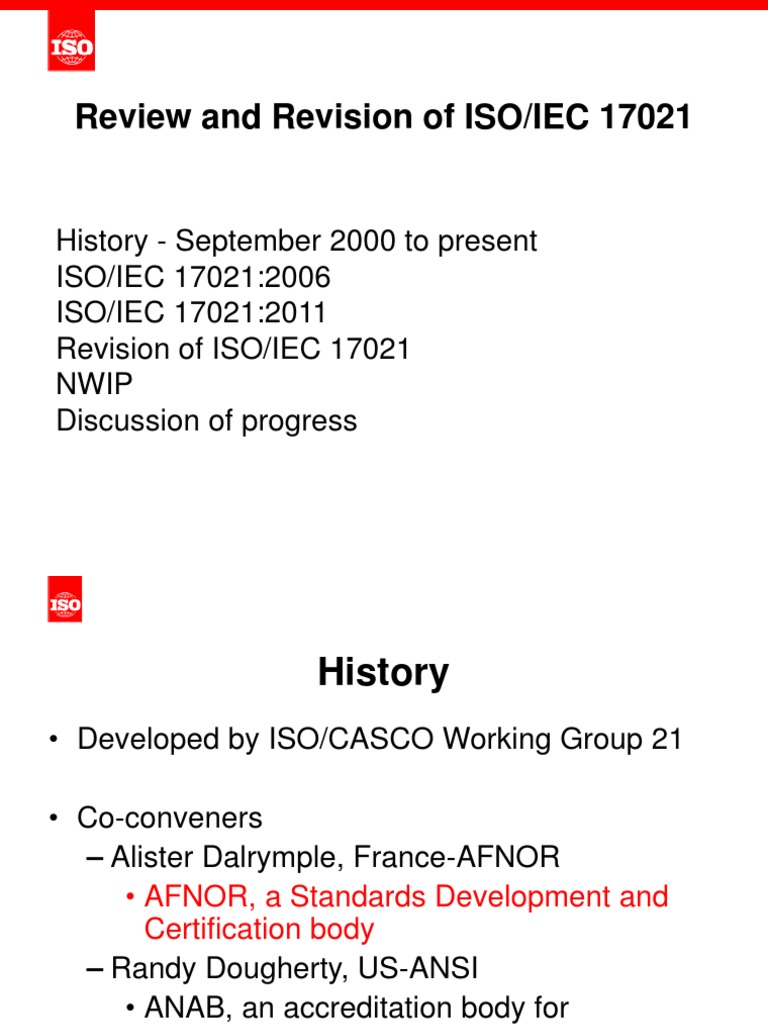 Presentation ISO IEC 17021-1 | PDF | International Organization For Standardization | Audit