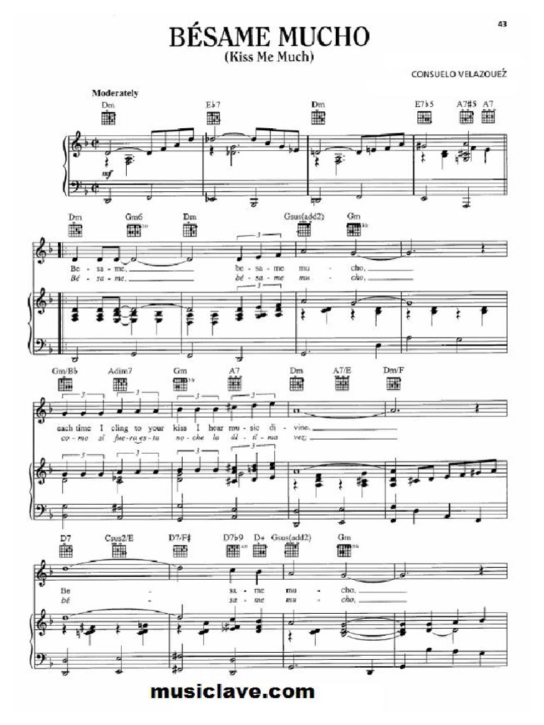Besame-Mucho (Piano Version 2) | PDF