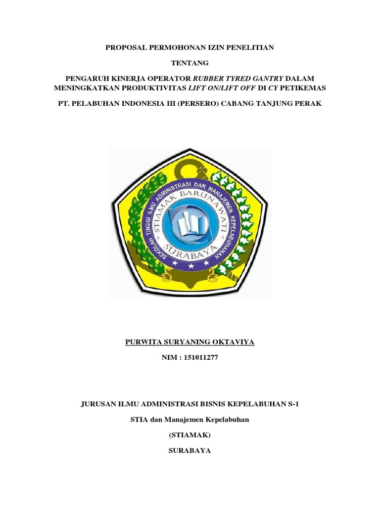 Proposal Permohonan Izin Penelitian 01 PDF | PDF