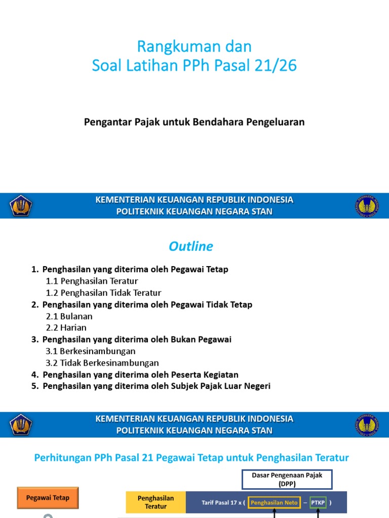 Rangkuman PPH Ps 21 | PDF