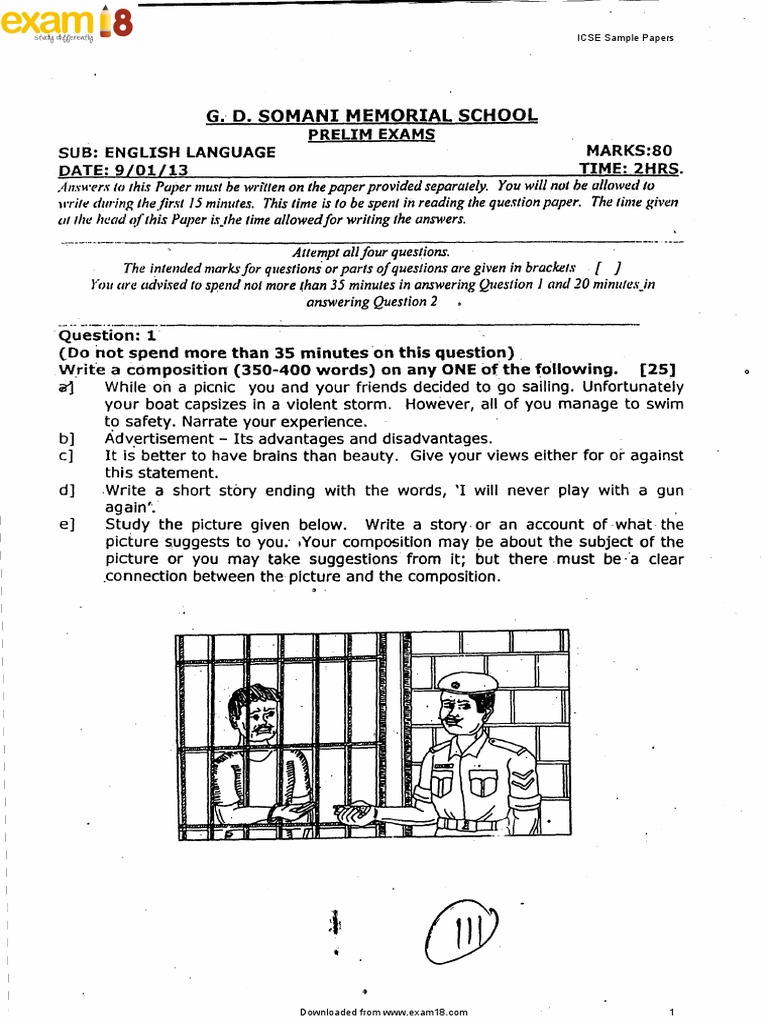 Exam18 English Language Sample Paper | PDF | Payments | Service Industries