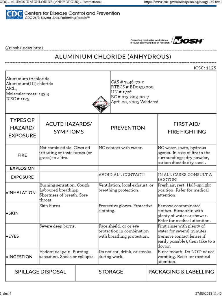 Pac MSDS | PDF | Chemical Substances | Chemistry