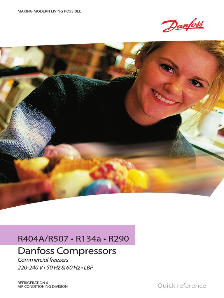 Danfoss Compressor Size Specifications | PDF | Refrigerator | Heating ...