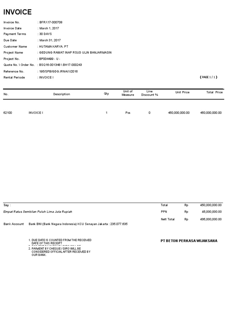 Invoice Manual | PDF | Indonesian Rupiah | Invoice
