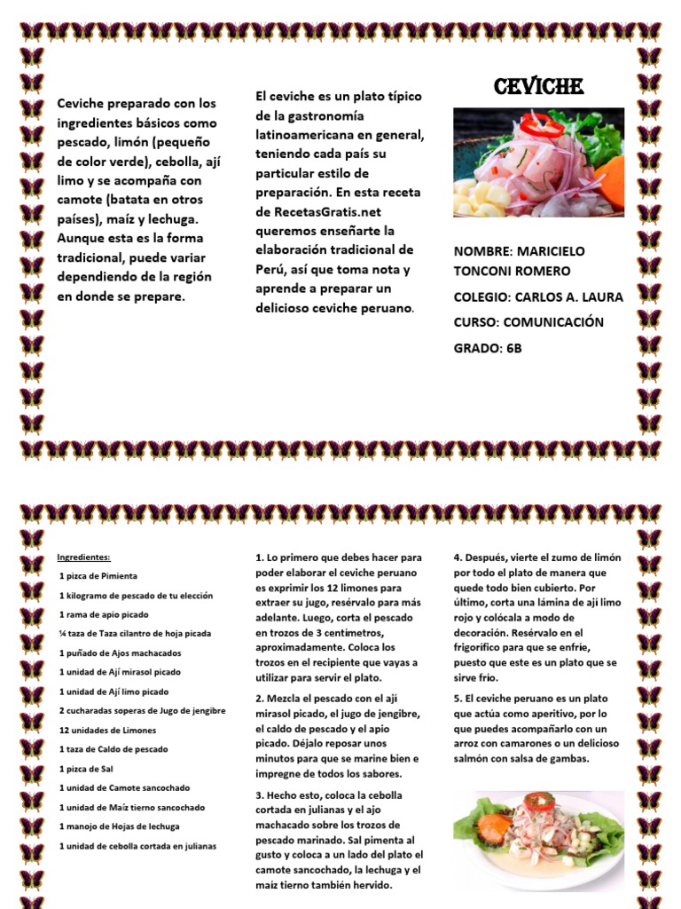 Ceviche | PDF | Cocina | Cocina occidental