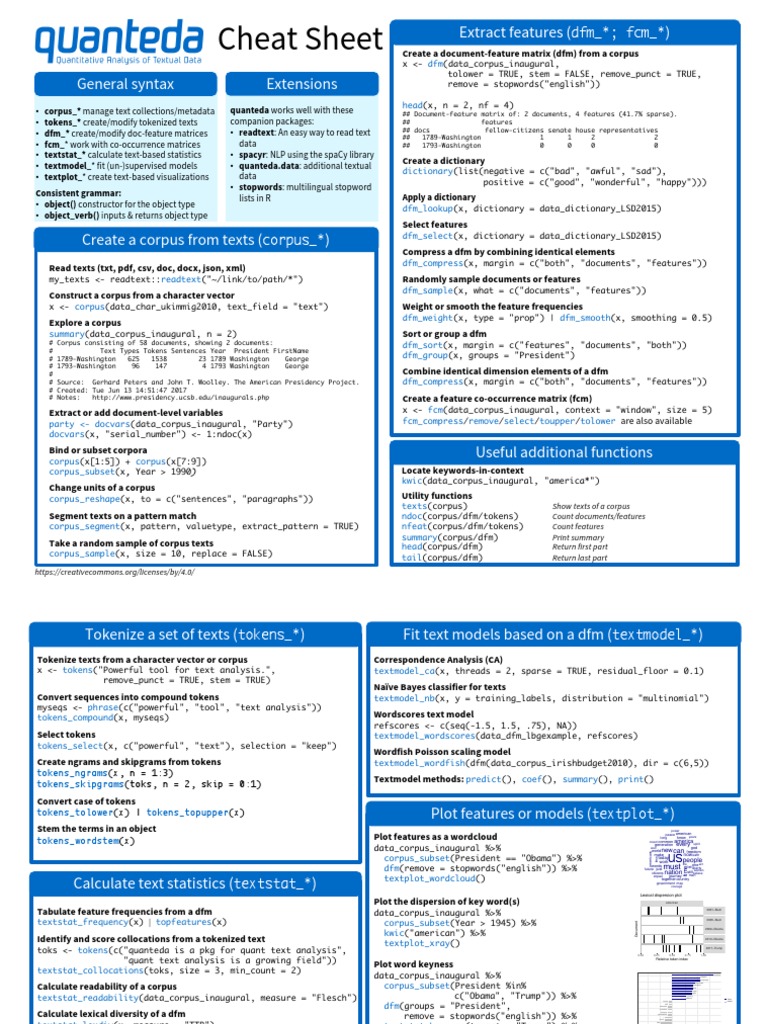 Quanteda PDF | PDF | Linguistics | Computing