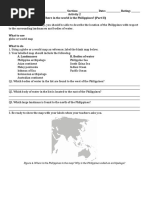 Activity 3 - Philippine Map Quiz | PDF