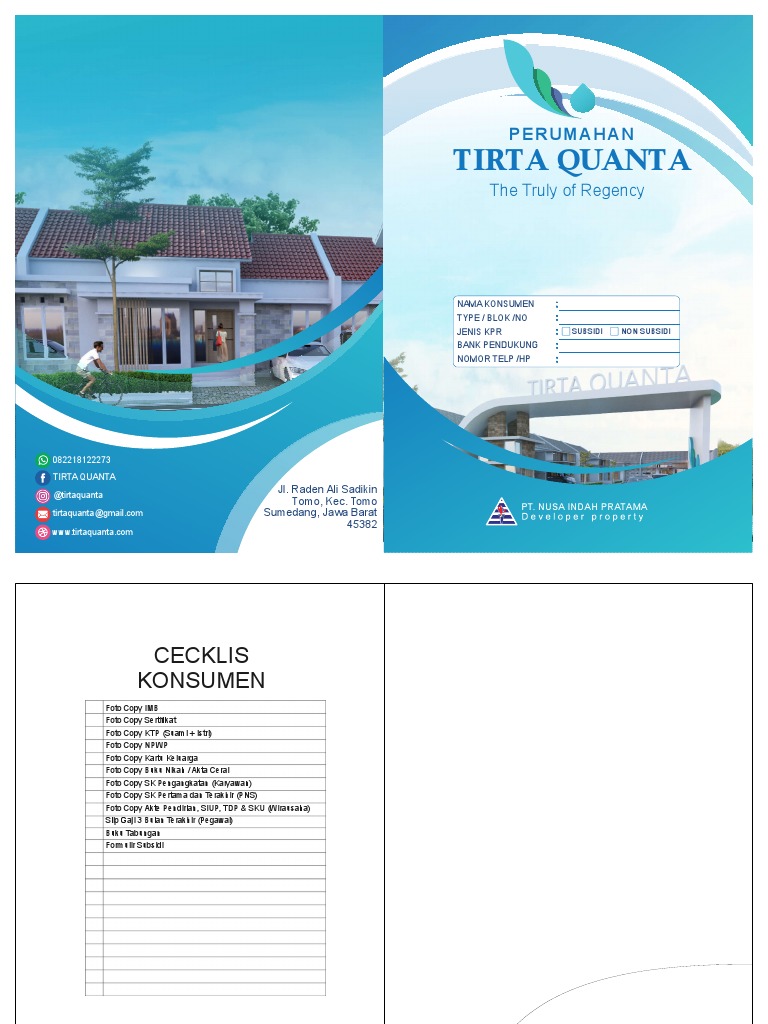 Contoh Map Developer Perumahan | PDF