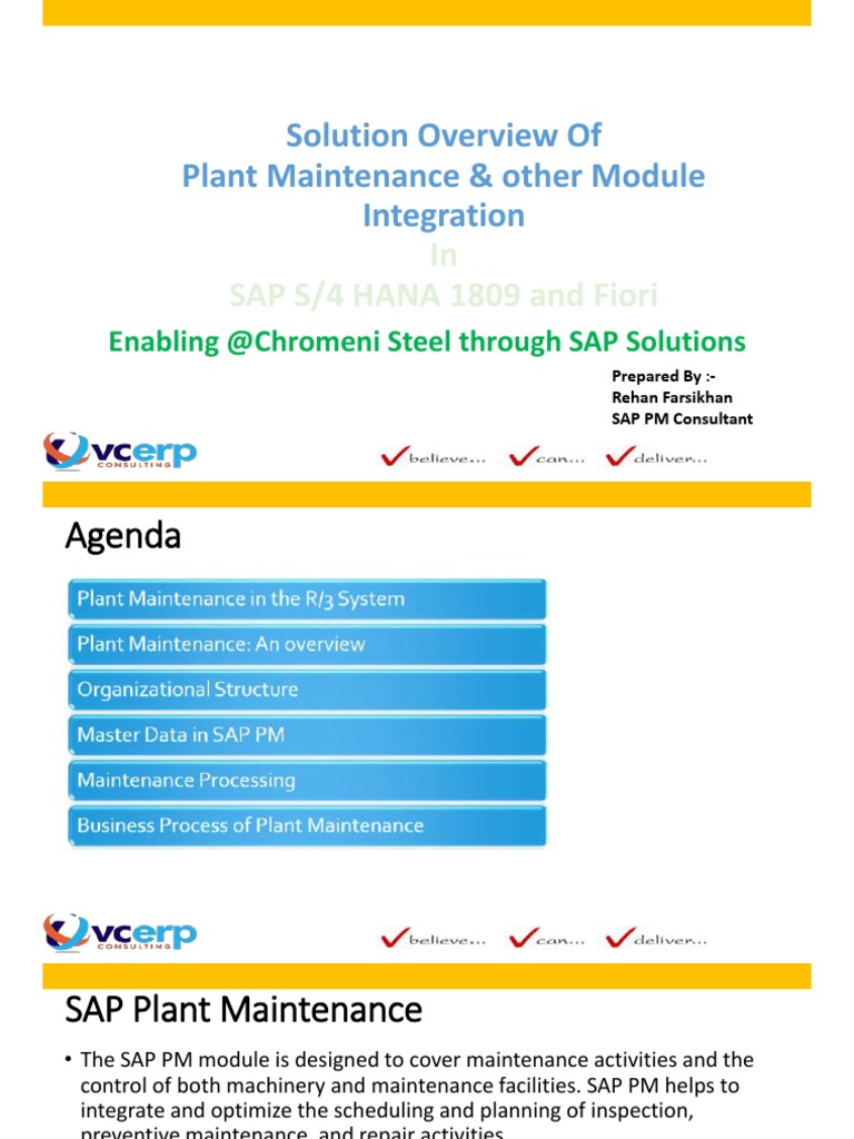 Sap PM | PDF | Sap Se | Machines
