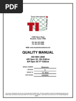 List of Documented Procedures As Per API Q1 9th Edition | PDF ...