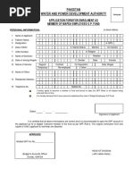 WAPDA Medical Form A | PDF | Government | Business