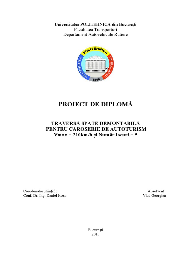 Proiect DiplomA | PDF