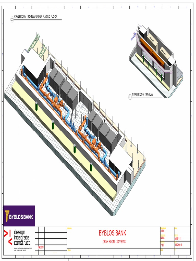 CRAH Room 3D Views for Byblos Bank | PDF | Nature