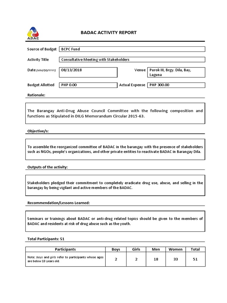 AR - Consultative Meeting With Stakeholders | PDF | Public Sphere ...