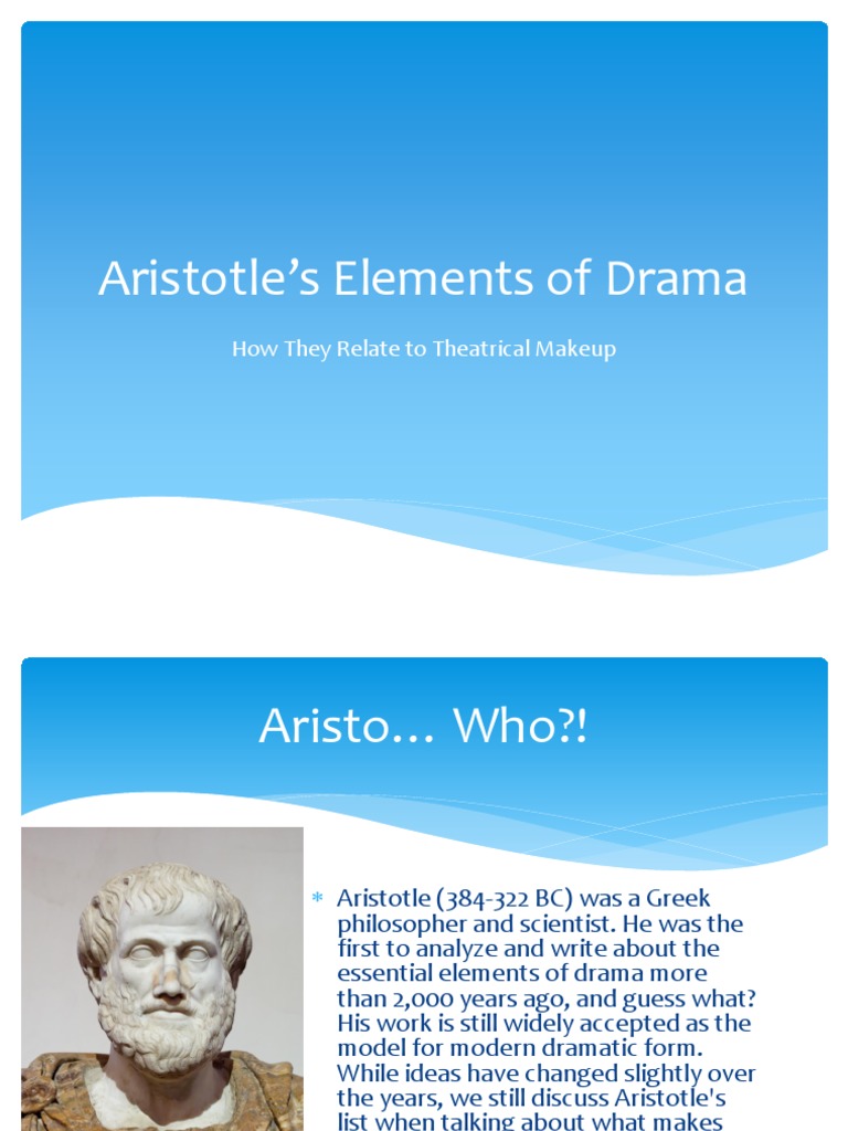 Aristotle's Elements of Drama | PDF