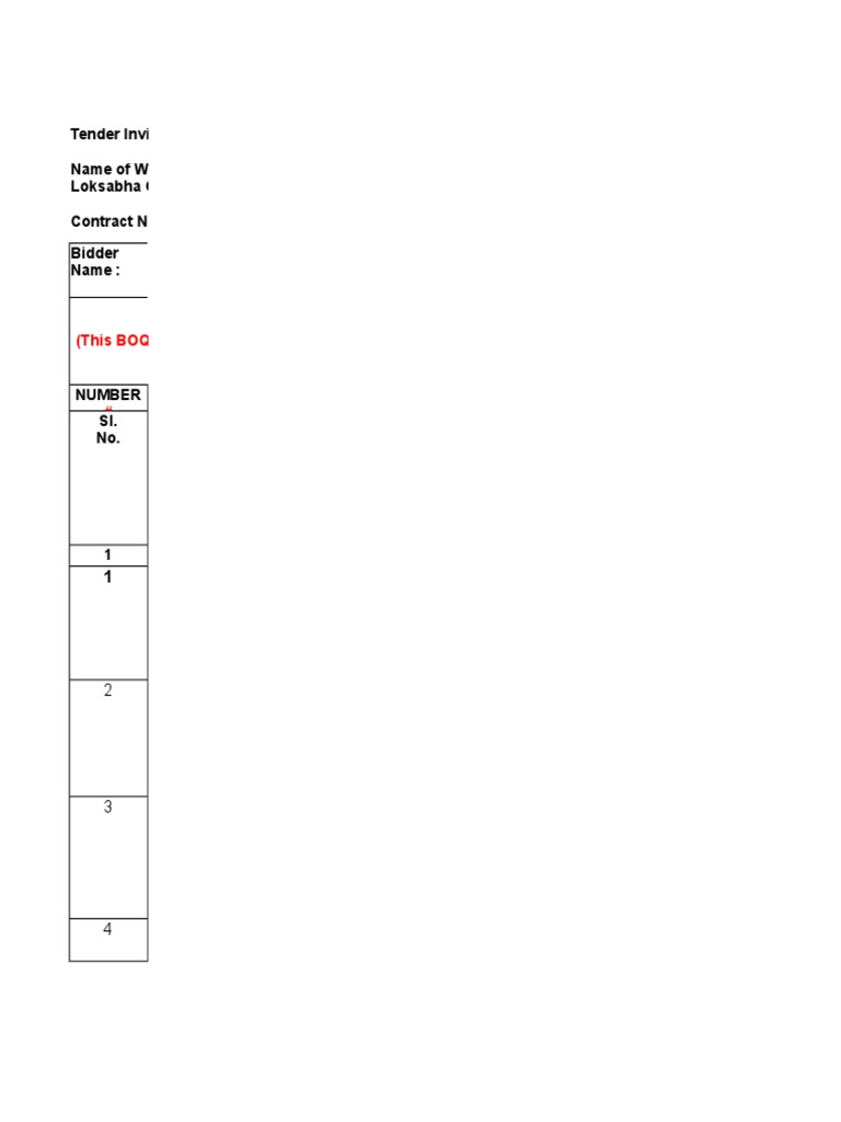 Item Rate Boq | PDF | Electrical Wiring | Manufactured Goods