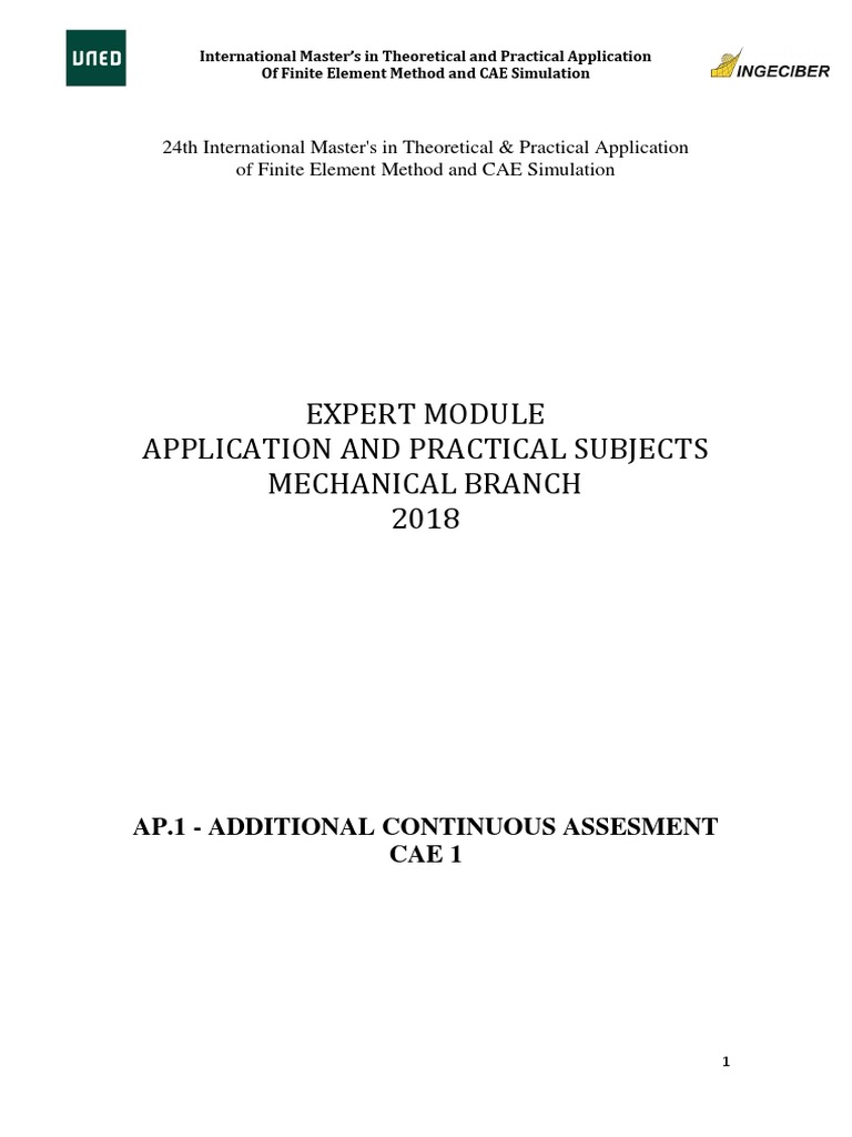 CAE1 Statement | PDF