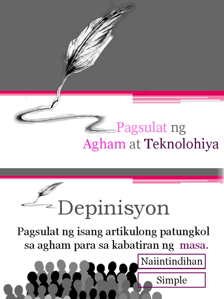Agham at Teknolohiya | PDF