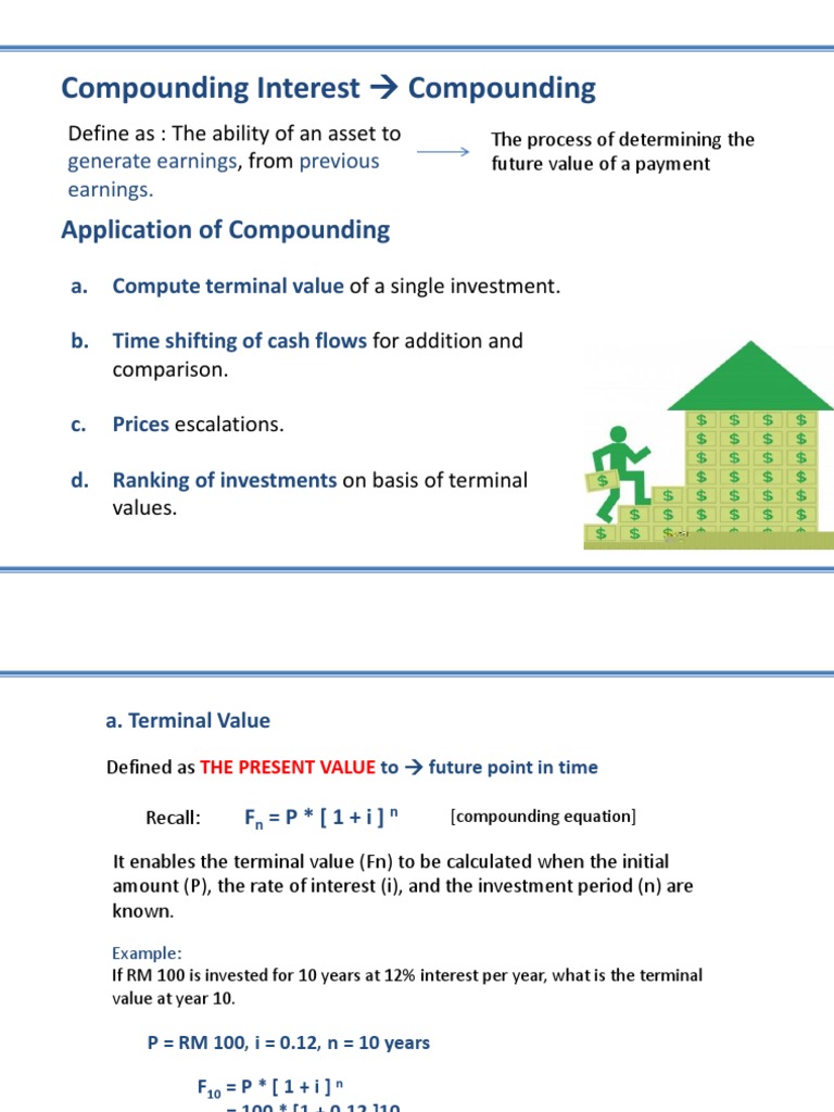 Compounding and Discounting in Finance | PDF | Present Value | Discounting