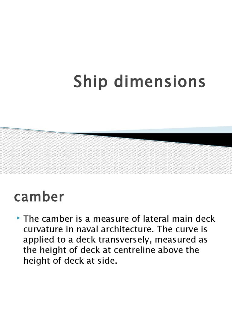 Key Ship Dimensions Explained | PDF | Hull (Watercraft) | Ships