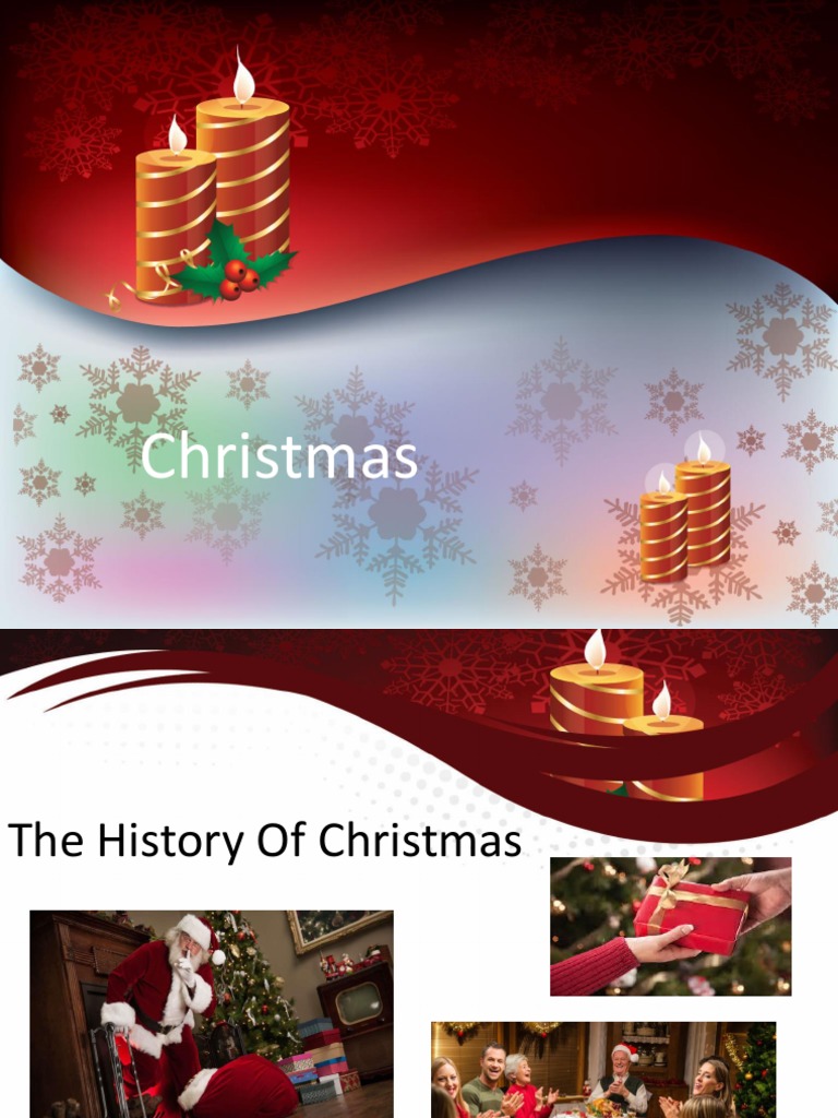 History and Evolution of Christmas Traditions | PDF | Art | Religion ...