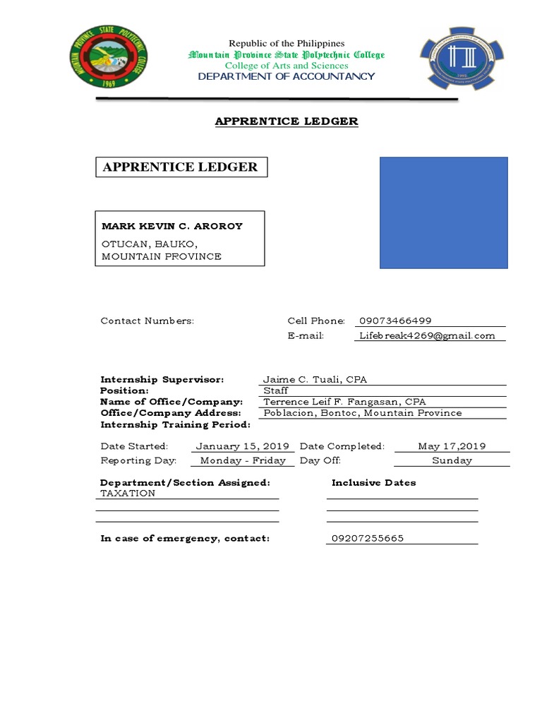 Apprentice Ledger | PDF | Career & Growth | Business
