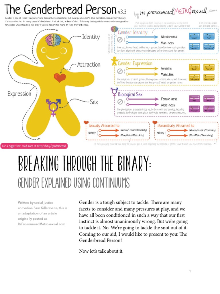 3GP - A1 Genderbread Person by Sam Killermann | PDF | Heterosexuality ...
