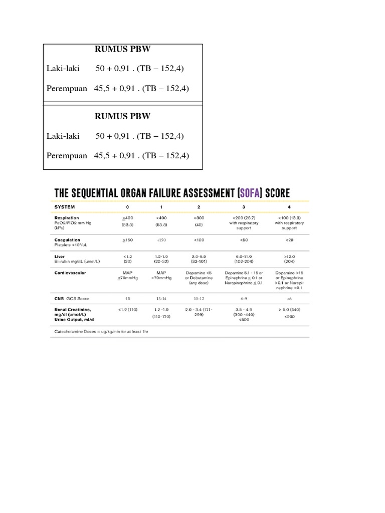 Rumus PBW dan Prosedur Transfusi | PDF
