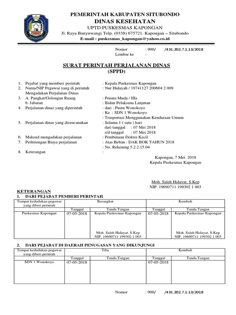 SPPD Dokter Kecil | PDF