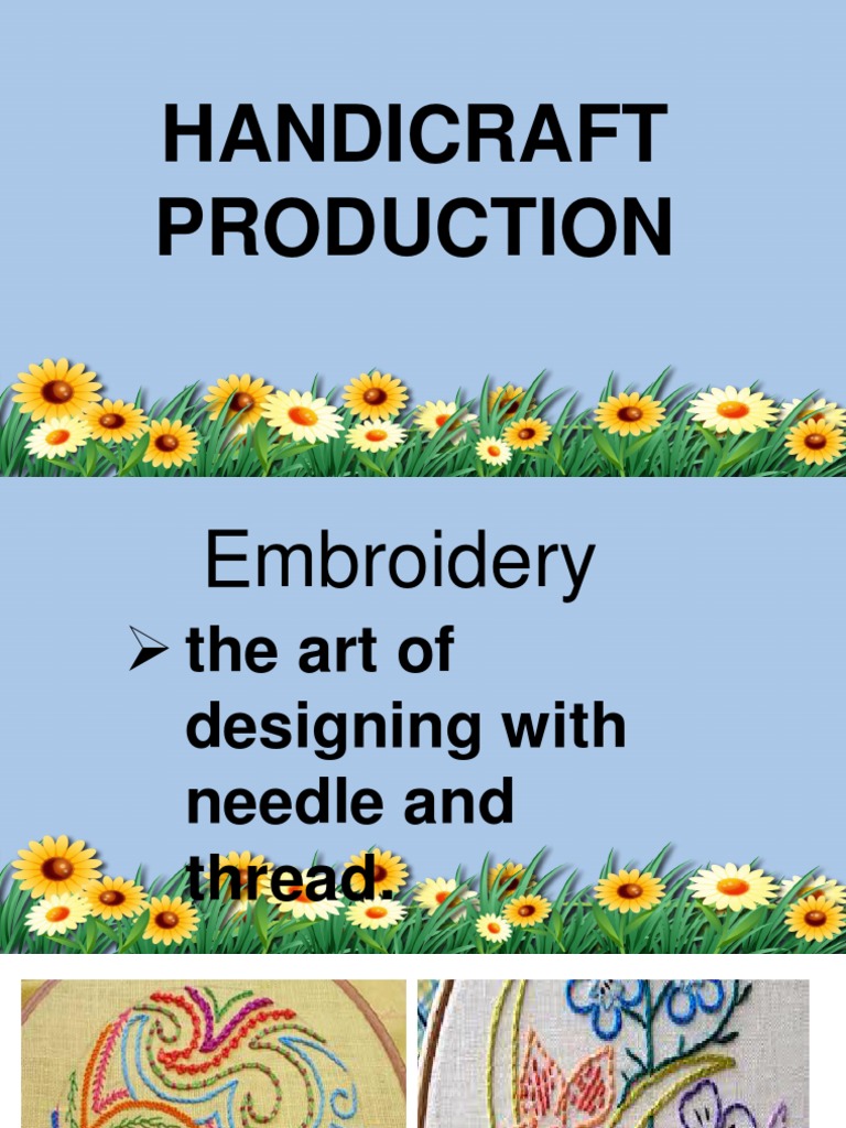 Topic 1 Embroidery Tools & Materials | PDF | Embroidery | Yarn