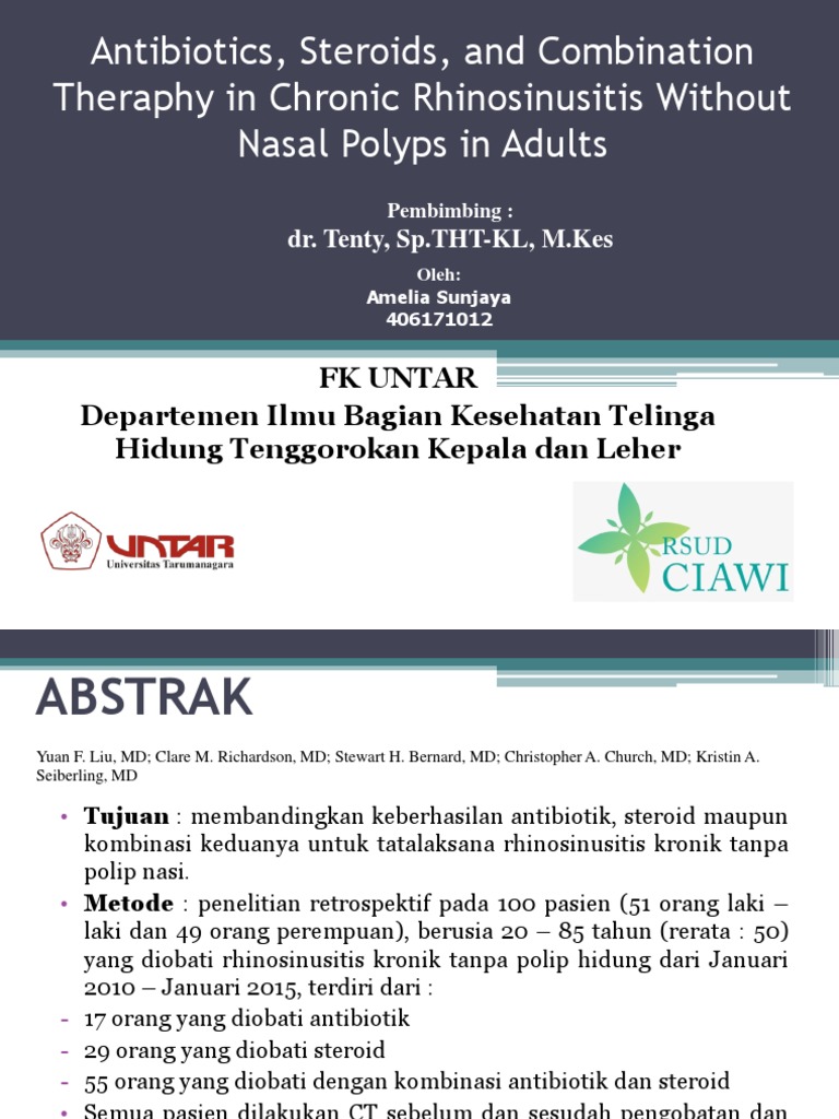 Jurnal Rhinosinusitis | PDF