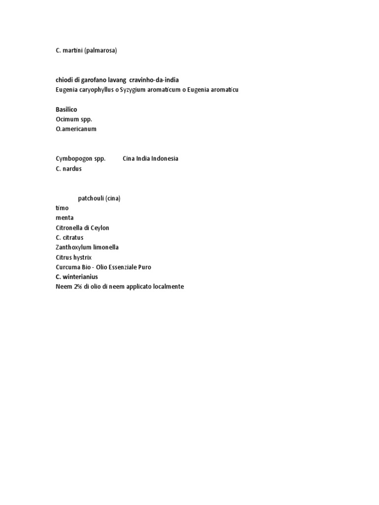 Essential Oils and Their Sources | PDF