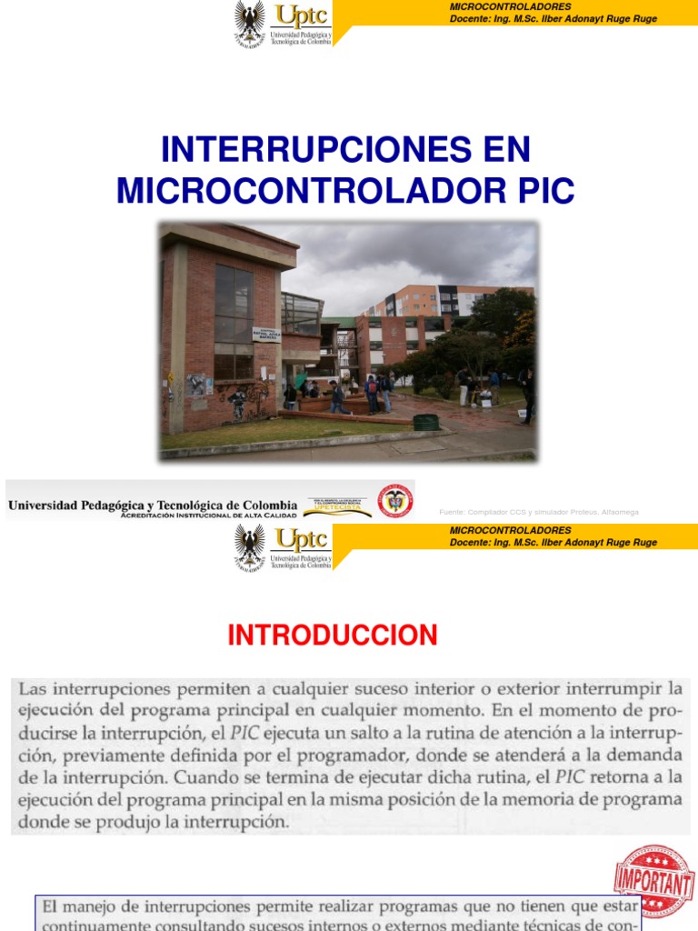 Interrupciones | PDF | Microcontrolador | C (lenguaje de programación)