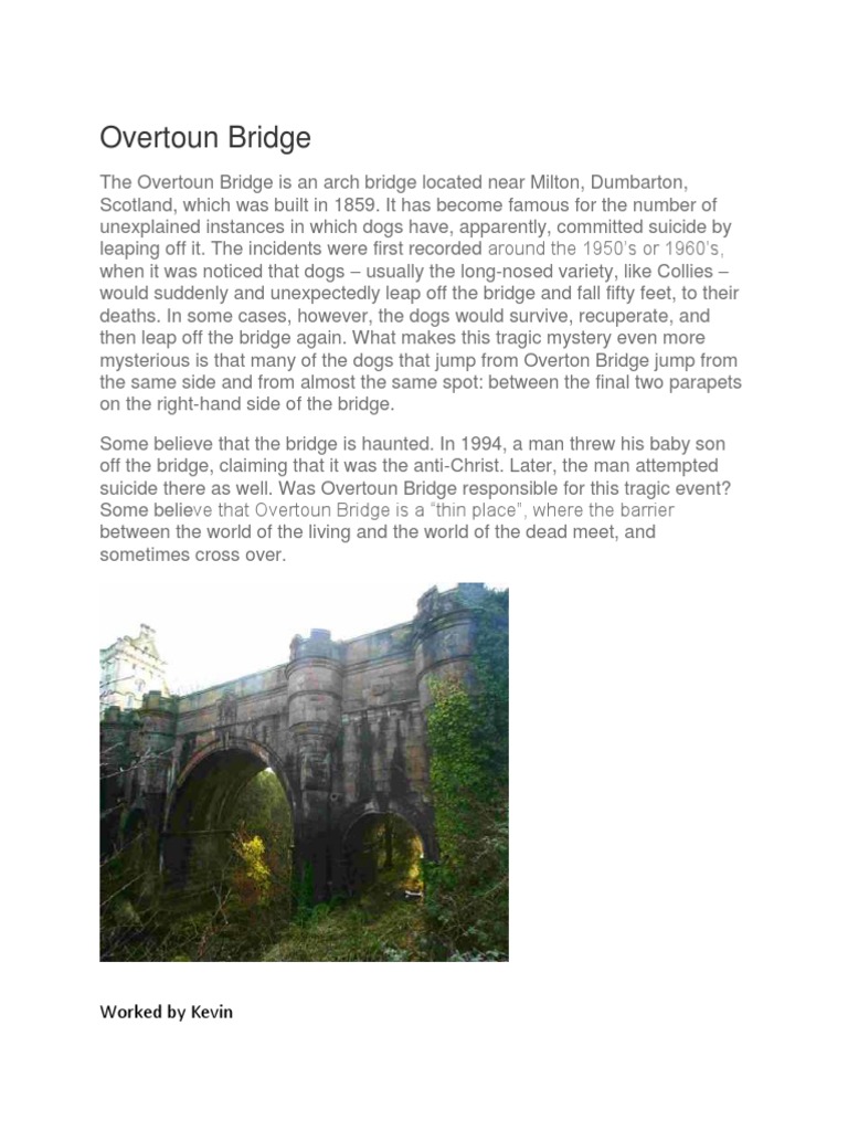 Overtoun Bridge | PDF