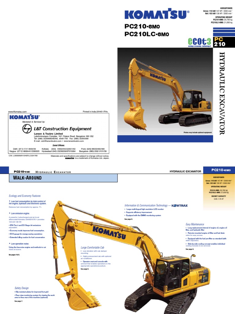 PC210 8M0 PDF | PDF | Engines | Liquid Crystal Display